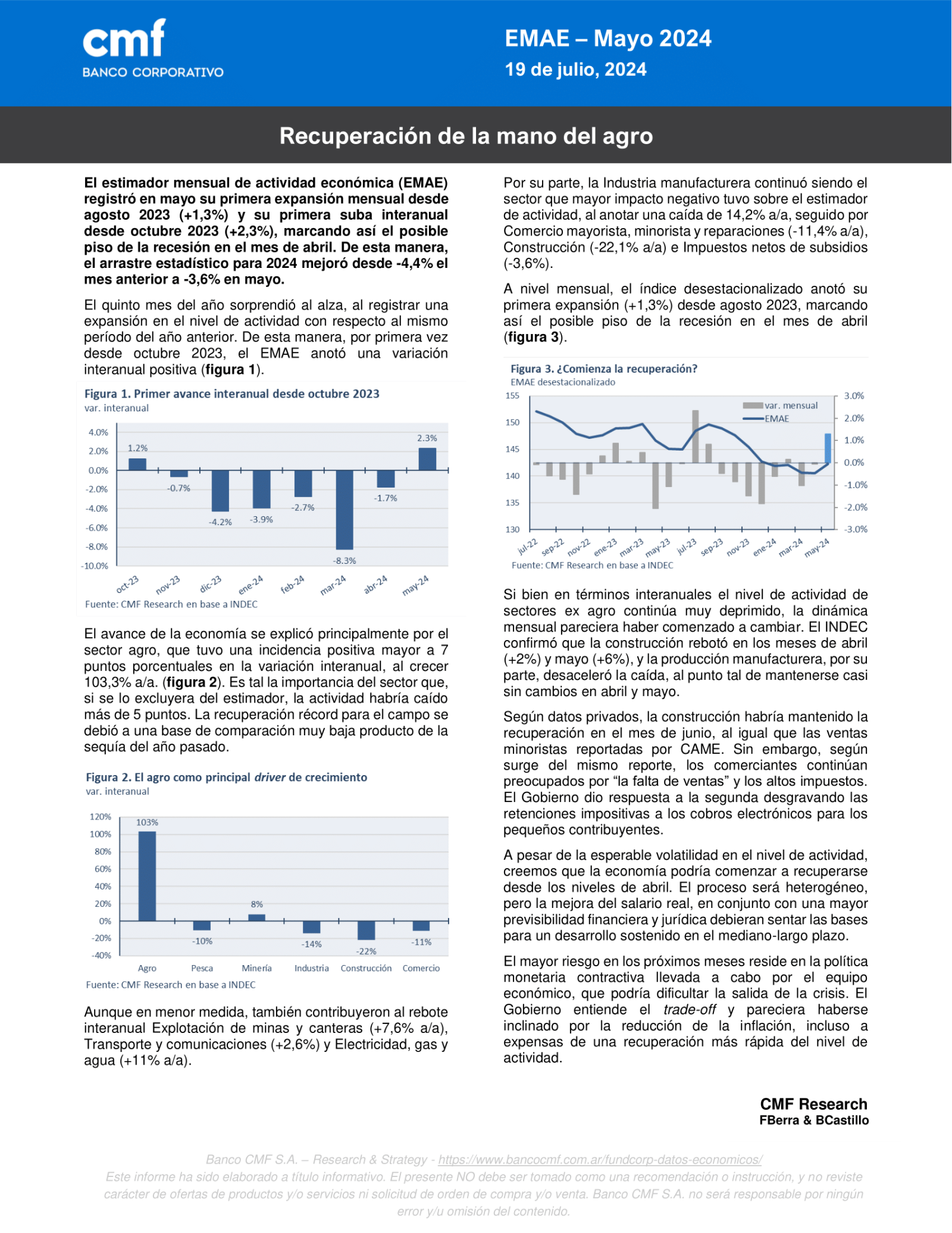 Fundcorp - Datos económicos