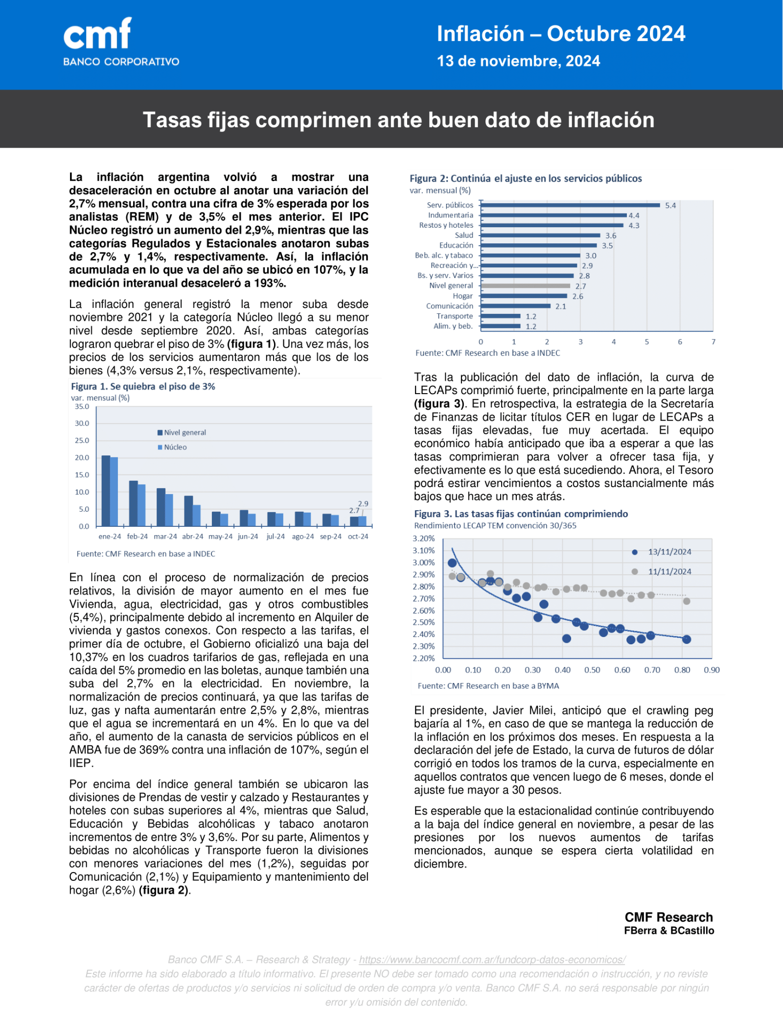 Fundcorp - Datos económicos